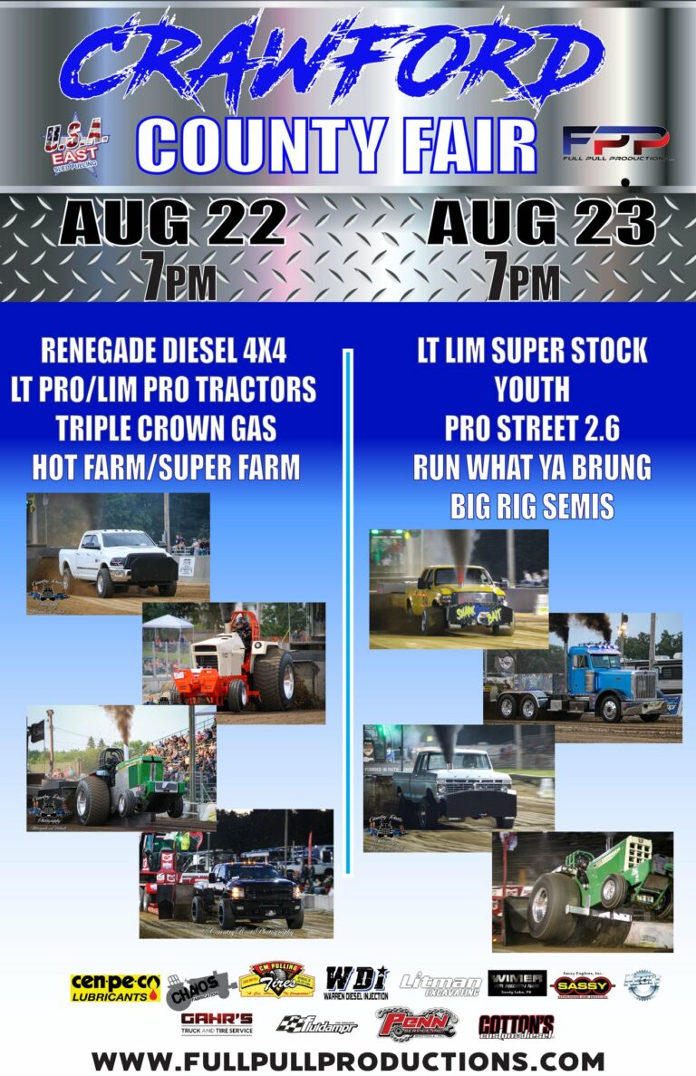 Truck & Tractor Pulls - Crawford County Fair